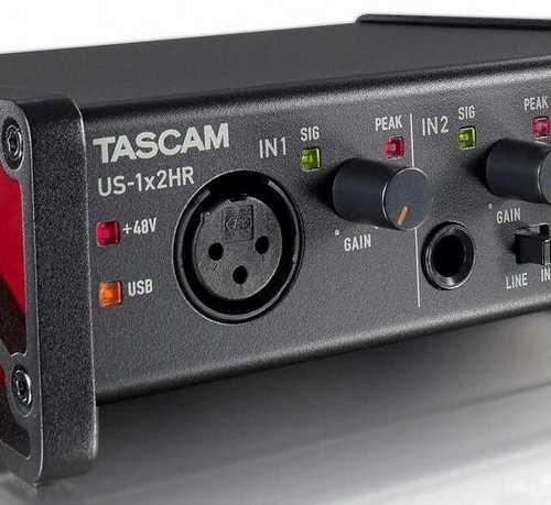 Аудио интерфейс Tascam US-1x2HR
