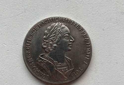 Монета 1 рубль 1724 Портрет в античных доспехах