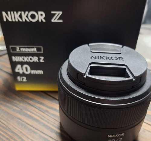 Объектив Nikkor Z 40mm f2 Nikon