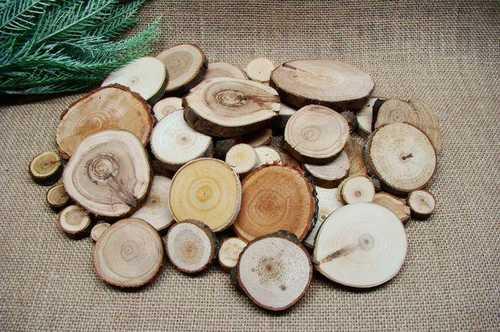 Набор Спилов 50 шт. разных размеров и пород дерева