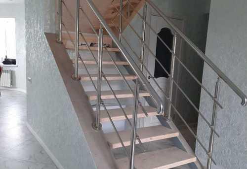Перила из нержавеющей стали для лестницы