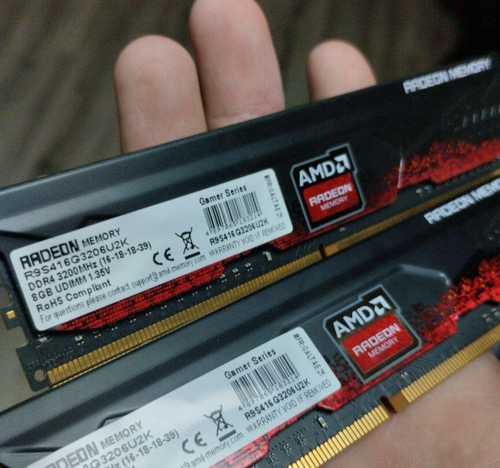 Оперативная память ddr4 16gb (8х2)