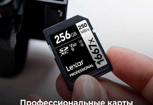 Карта памяти Lexar 256GB UHS-II V60