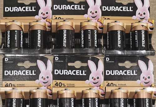 Батарейки duracell D (2 штуки)