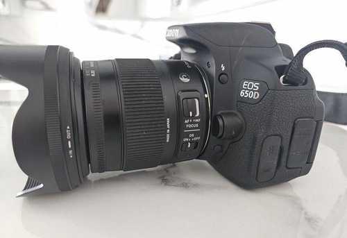 Canon 650d + Sigma 17-70 f/2.8-4 AF(Соntеmроrаry)