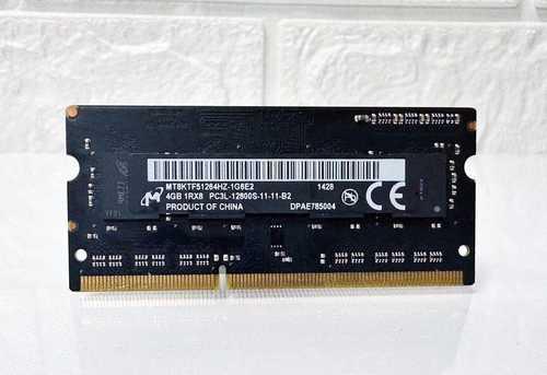 So-Dimm DDR3L 12800 Micron MT8KTF51264HZ-1G6E2