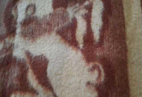 Детское одеяло верблюжья шерсть СССР