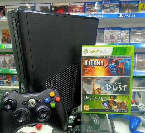 Xbox 360 + Outland/ From Dust/ Beyond Good Evil HD