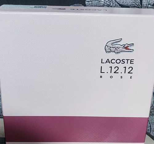 Lacoste L.12.12 Rose подарочный набор