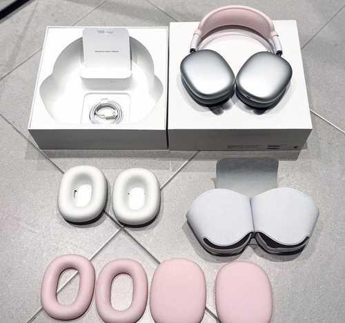 Airpods pro max silver/white, оригинал