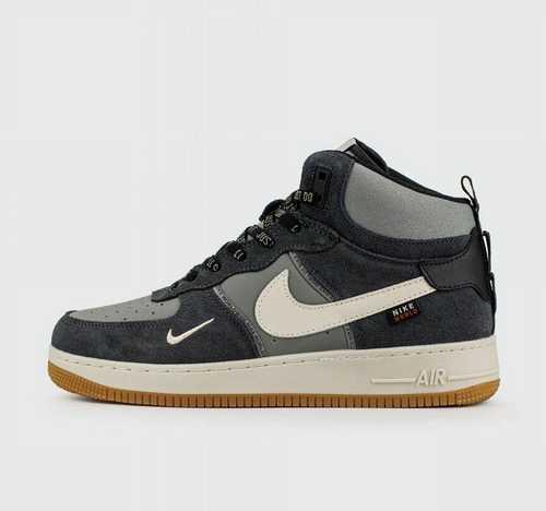 Кроссовки Nike Air Force 1 Mid Blue / L.Grey with