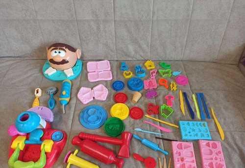 Наборы Play doh и аксессуары для лепки