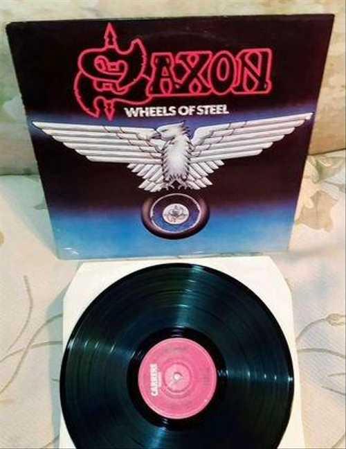 Saxon Wheels Of Steel 1980 UK Пластинка LP