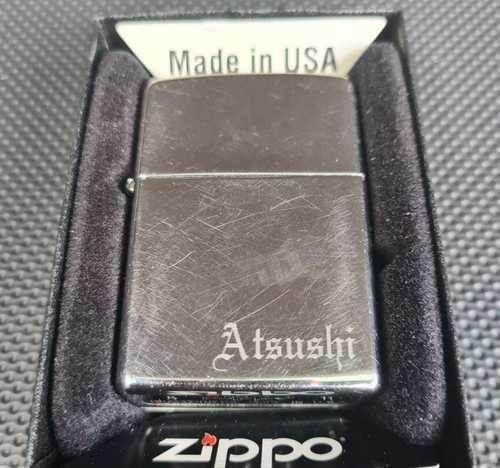 Zippo. Atsushi. 11 г. Редкая. Коллекц