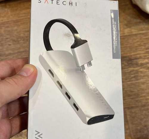 Адаптер USB-C satechi dual multimedia