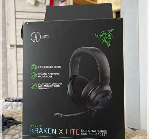 Наушники razer kraken x lite