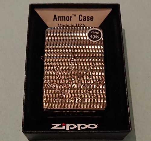 Zippo Armor Leaf Design 29612