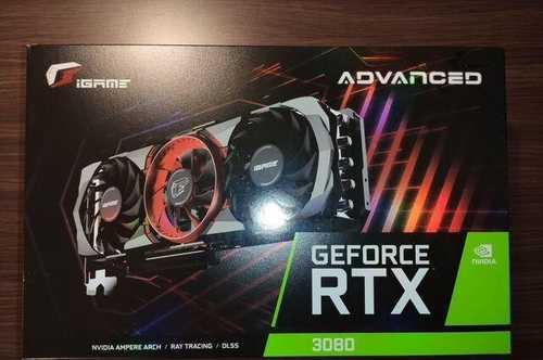 В наличии видеокарта Colorful RTX 3080 Advanced OC