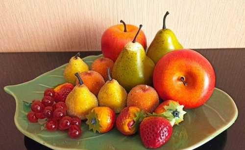Декоративные фрукты и ягоды, набор