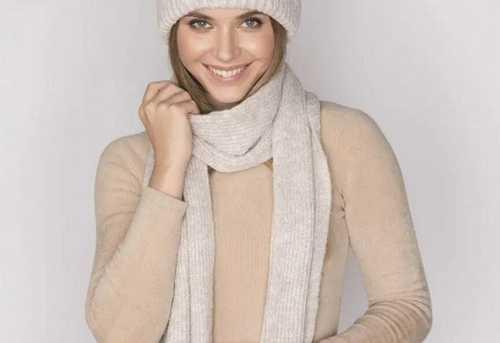Зимний комплект шапка+шарф