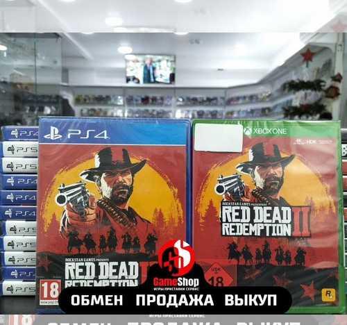 Red Dead Redemption 2 для PS4, xbox ONE новый диск