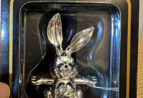 Фигурка заяц с кристалом swarovski