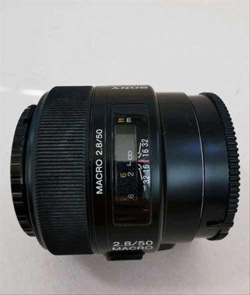 Макро объектив Sony 50mm f/2.8 (SAL-50M28) Япония