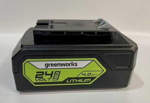 Аккумуляторная батарея greenworks 24 V, 4,0 A*h