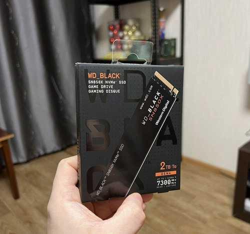 SSD WD Black SN850X 2tb Новый