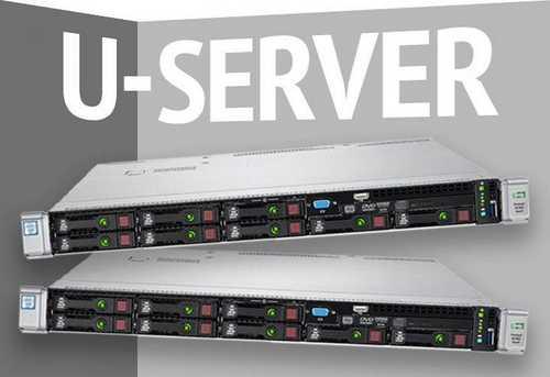 DL360 G9 8S 2x80v4 64G P440ar 2x500W Сервер HP HPE