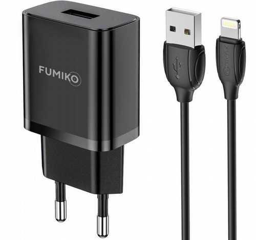 Зарядное устройство fumiko CH06 1USB 2.1А c кабел