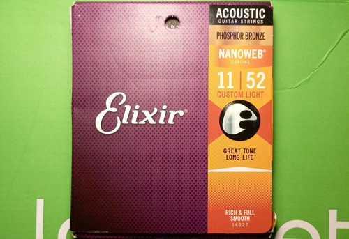 Струны Elixir Pnospnor bronz Nanoweb 11-52