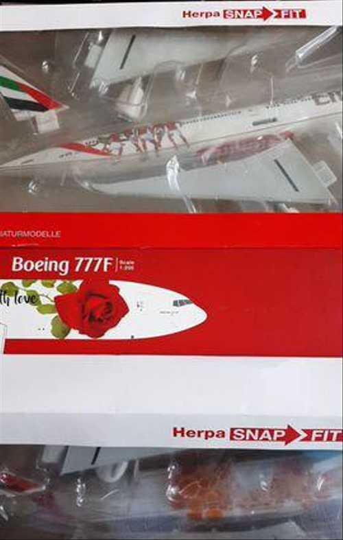 Модели самолетов Emirates B777, 1\200, Herpa