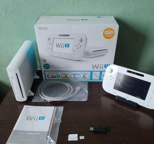 Nintendo Wii U premium set 32 gb White Прошитая