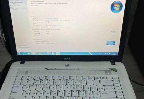 15.4" Acer Aspire 5715Z, 250 ГБ, Pentium T2390, RAM 2 ГБ, Intel GMA X3100