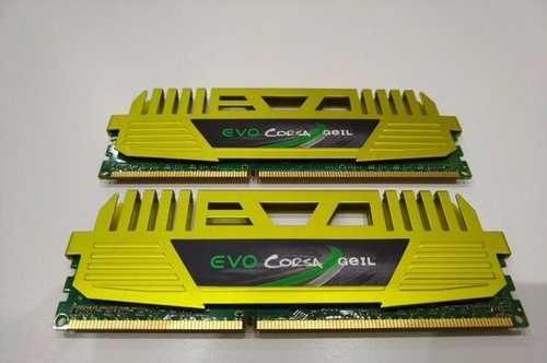 Оперативная память DDR3 2x4Gb 1866 MGh