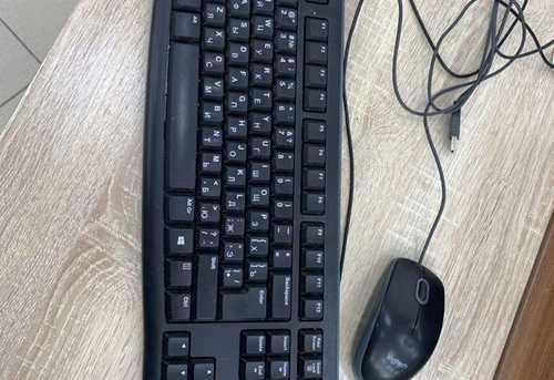 Проводные клавиатура и мышь