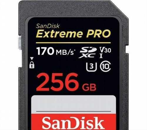 Карта памяти SanDisk Extreme Pro 256Gb 170/90 Mb/s