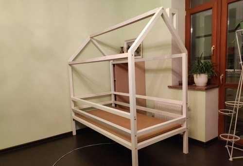 Кровать детская домик с ящиком 180х90
