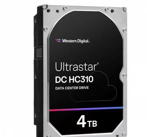 Жесткий диск серверный Western Digital Ultrastar DC HC310 4TB 3.5" 0B36539 SAS 12Gb/s, 7200rpm, 256M