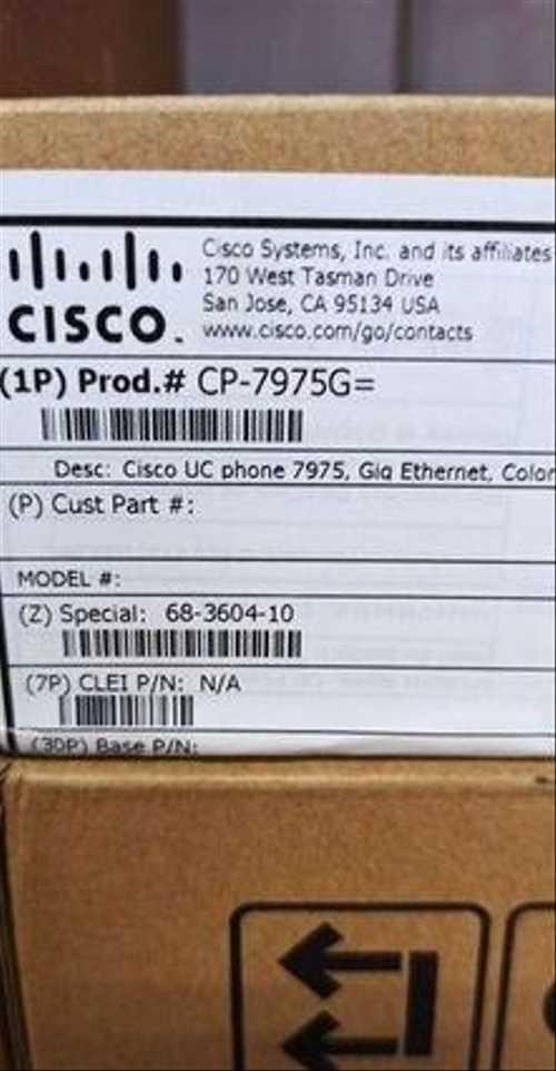 Новый VoIP-телефон Cisco CP-7975G