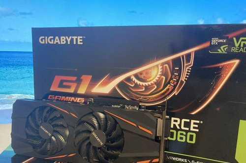 Видеокарта gigabyte nvidia GeForce GTX 1060 3гб