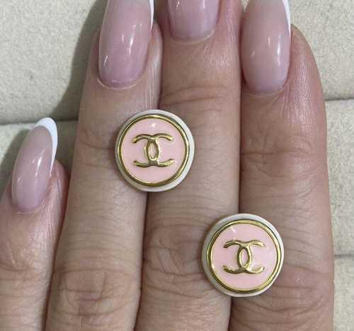 Серьги chanel