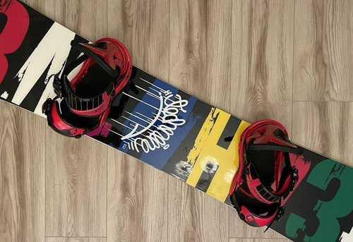 Сноуборд Technine Whassup + Burton Custom