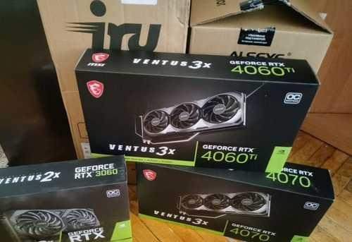 Видеокарты новые rtx 4070 /4060 ti /4060 /3060