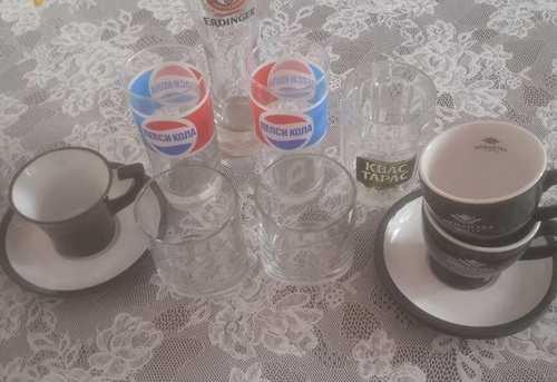 Чашки для чая с ложками Ахмат