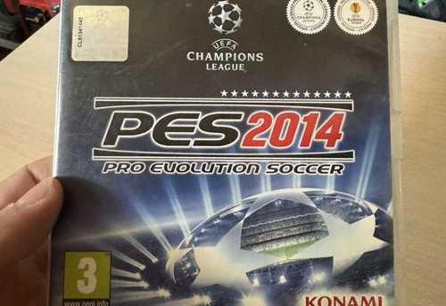 Диск pes 2014 ps3