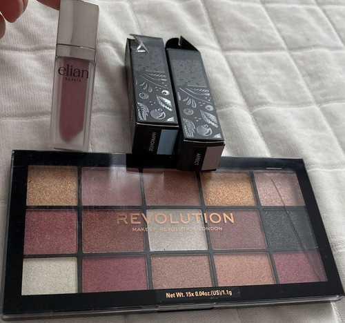 Новые Makeup revolution тени палетка теннй