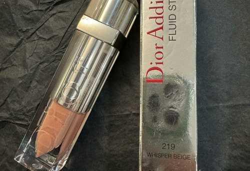 Dior addict fluid stick помада-блеск 219