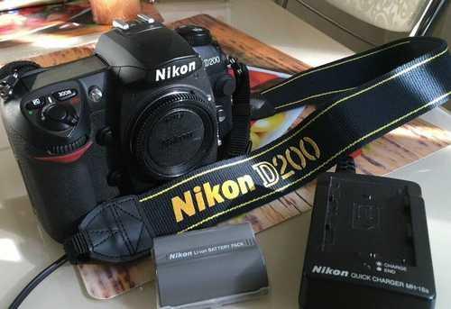 Nikon D200 цифровой фотоаппарат